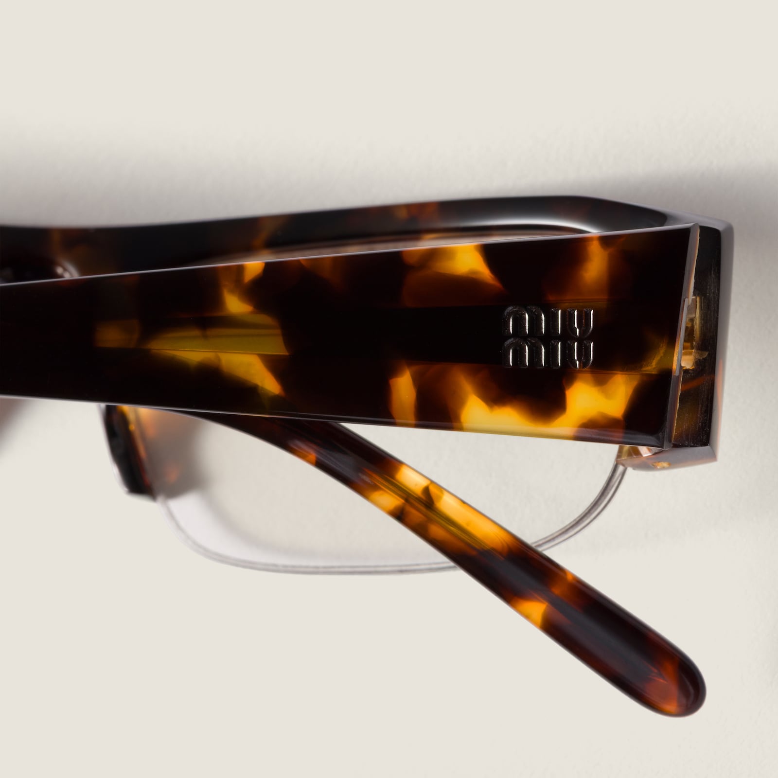 Blue-ray Transparent Lenses Vedette Sunglasses | Miu Miu