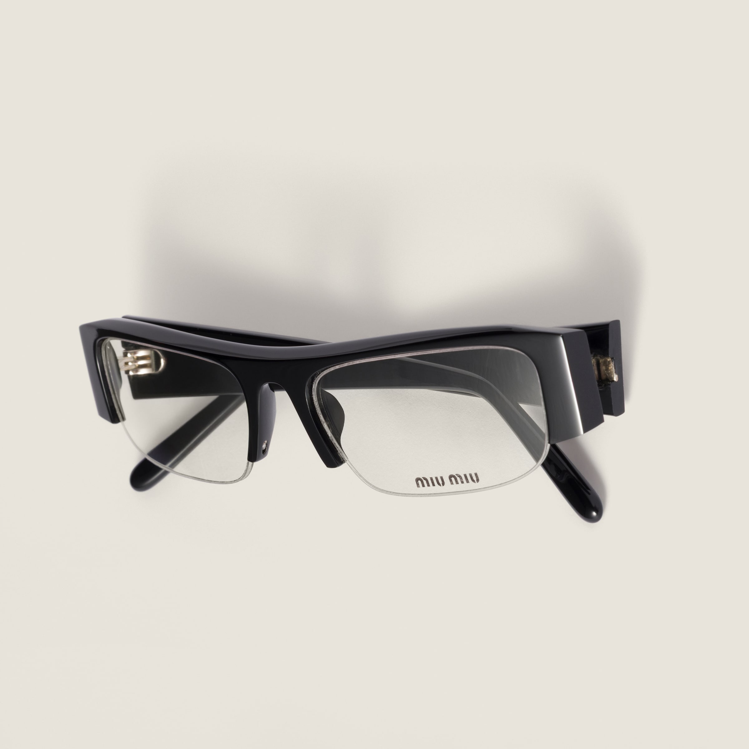 Blue-ray Transparent Lenses Miu Miu Runway Sunglasses | Miu Miu