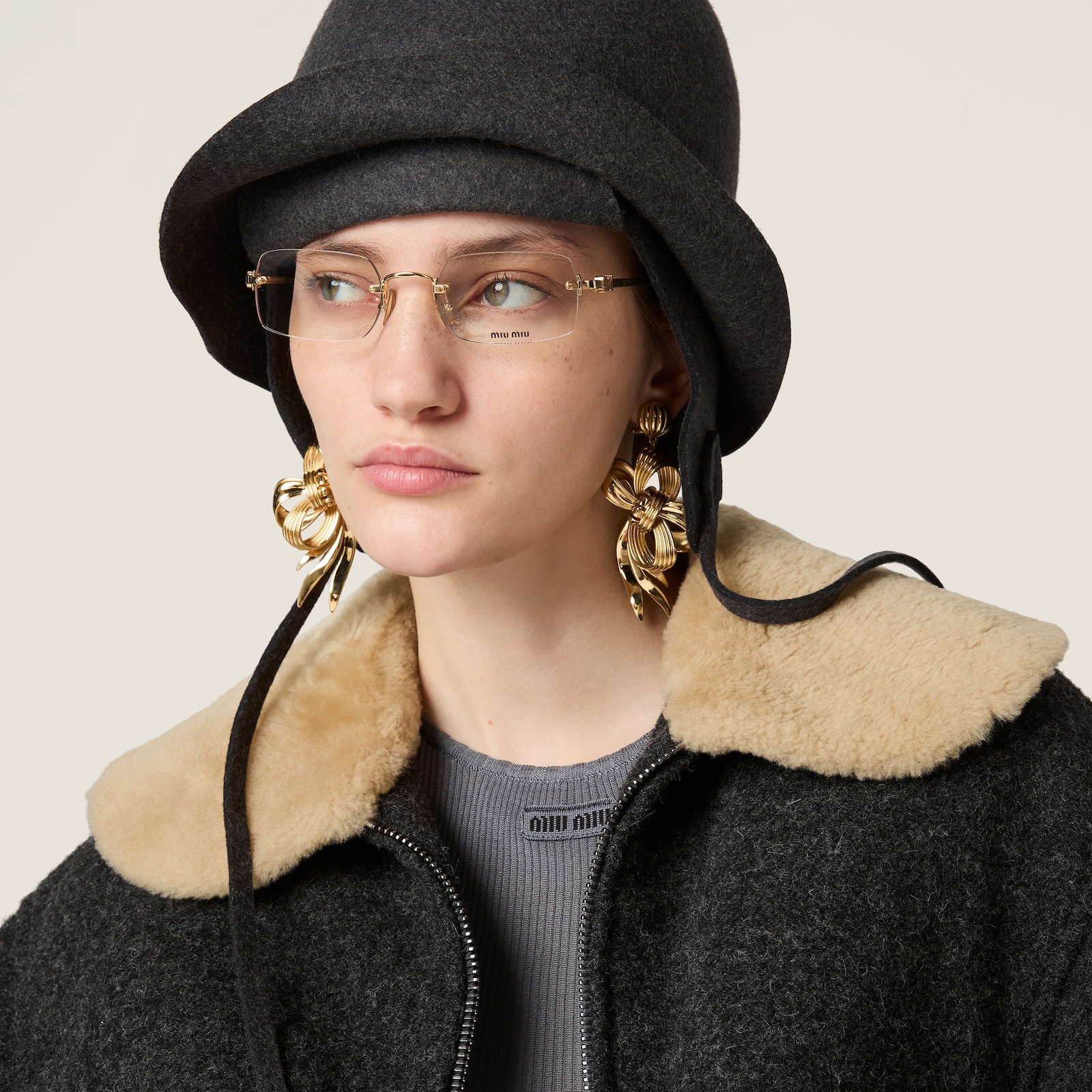 Blue-ray Transparent Lenses Miu Miu Eyewear Collection Sunglasses | Miu Miu