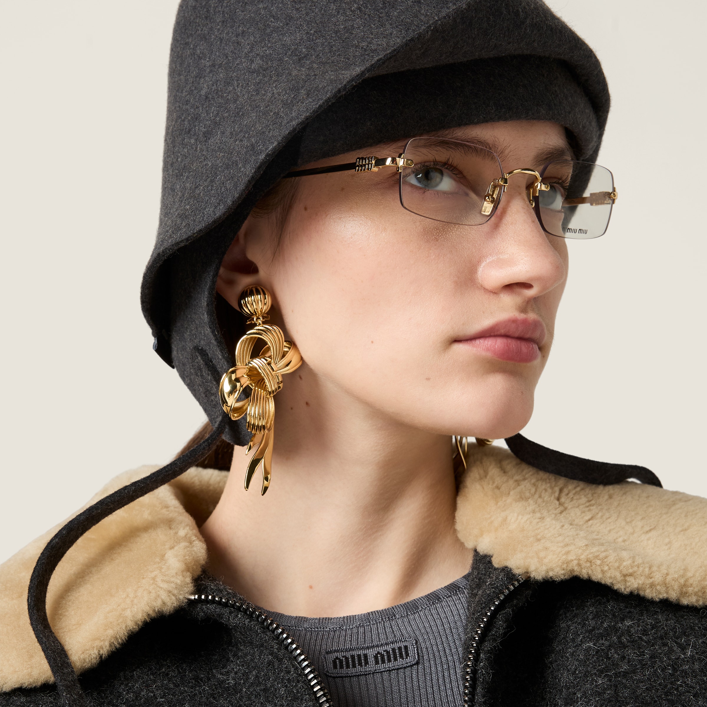 Blue-ray Transparent Lenses Miu Miu Eyewear Collection Sunglasses | Miu Miu